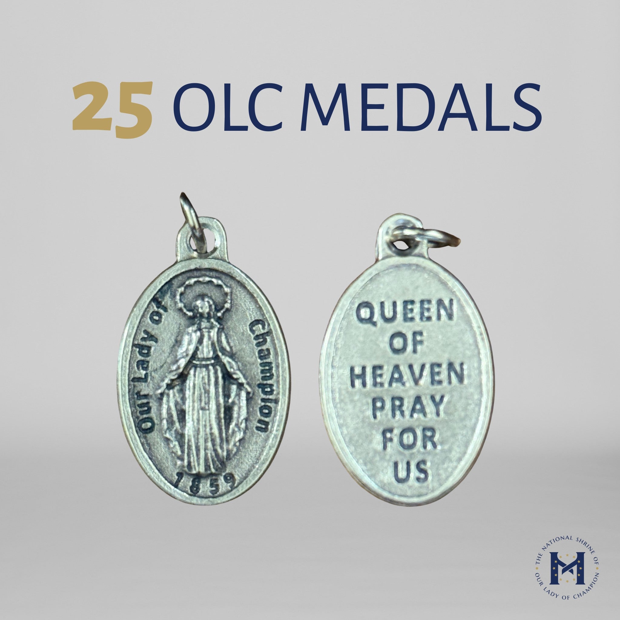OLOC medals 25 PK – National Shrine of Our Lady of Champion